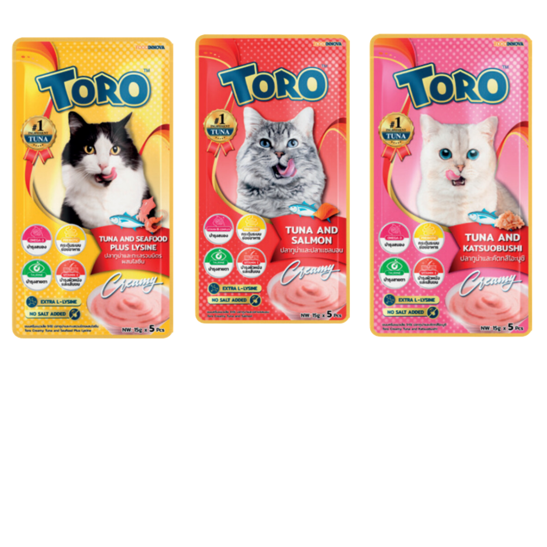 Pack Toro Creamy Snack saludable para gatos (churu) - Mikados